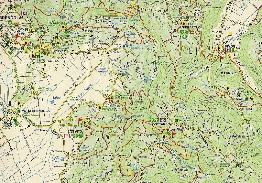 Colli Berici Vicenza Map